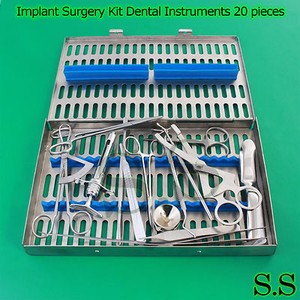 Dental Implantat Chirurgie Kit-Set 20 teilig Zahnmedizin Instrumente DN ...