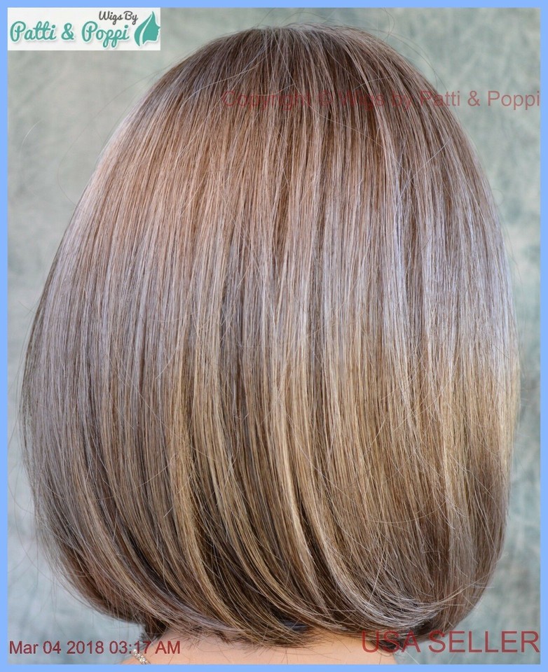 KRISTI JON RENAU WIGS Color 39F38 Grey New Style Lace Front | 100% ...