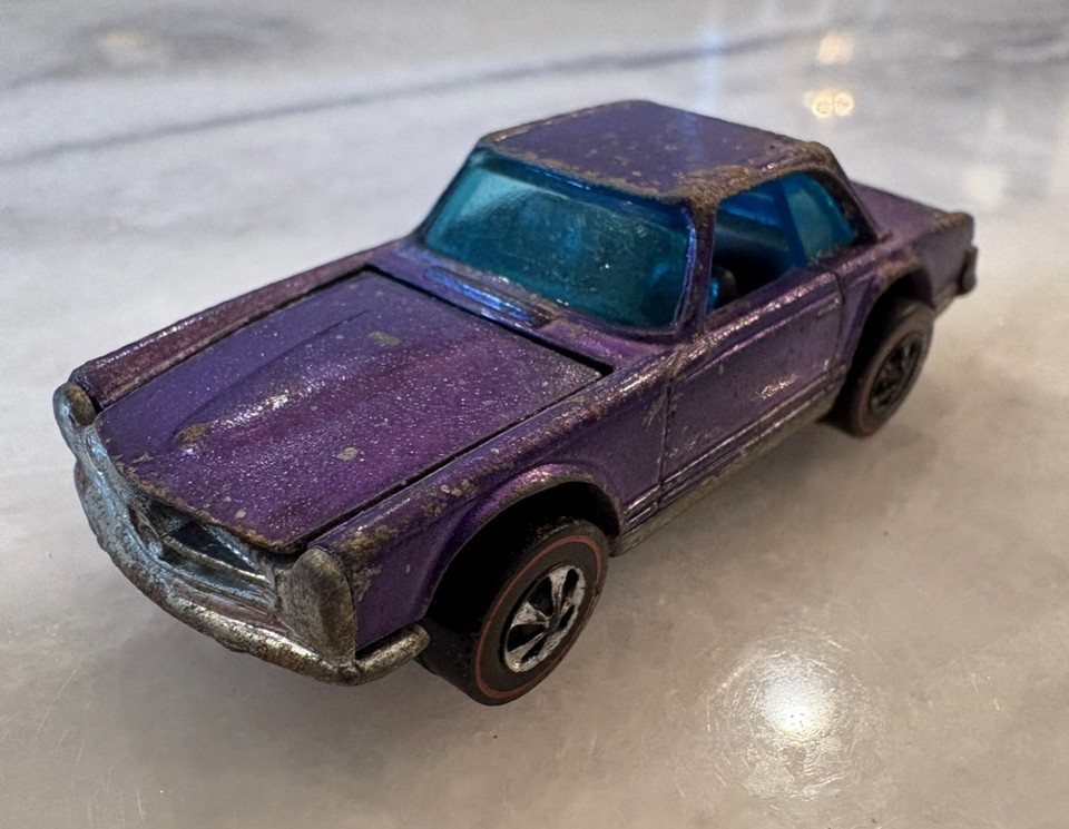Vintage 1969 Hot Wheels Redline Mercedes Benz 280SL Spectraflame ...