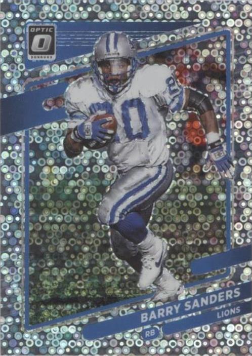 2021 Panini Donruss Optic - Barry Sanders #87 Silver Circles Prizm /125 ...