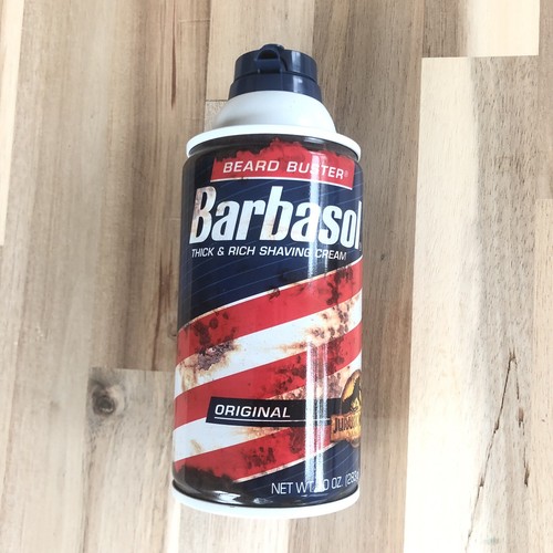 🦖 Jurassic World Limited 2022 Beard Buster Rare Barbasol 10oz Can RUST ...