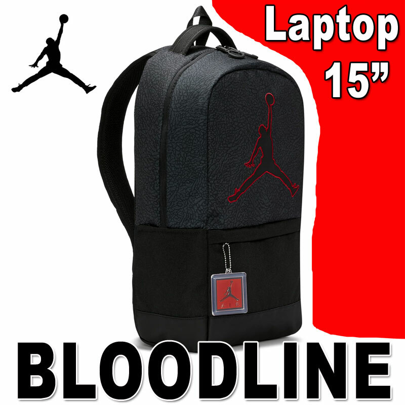 NIKE AIR JORDAN JUMPMAN BACKPACK SLING PREMIUM LAPTOP BLACK GYM RED ...