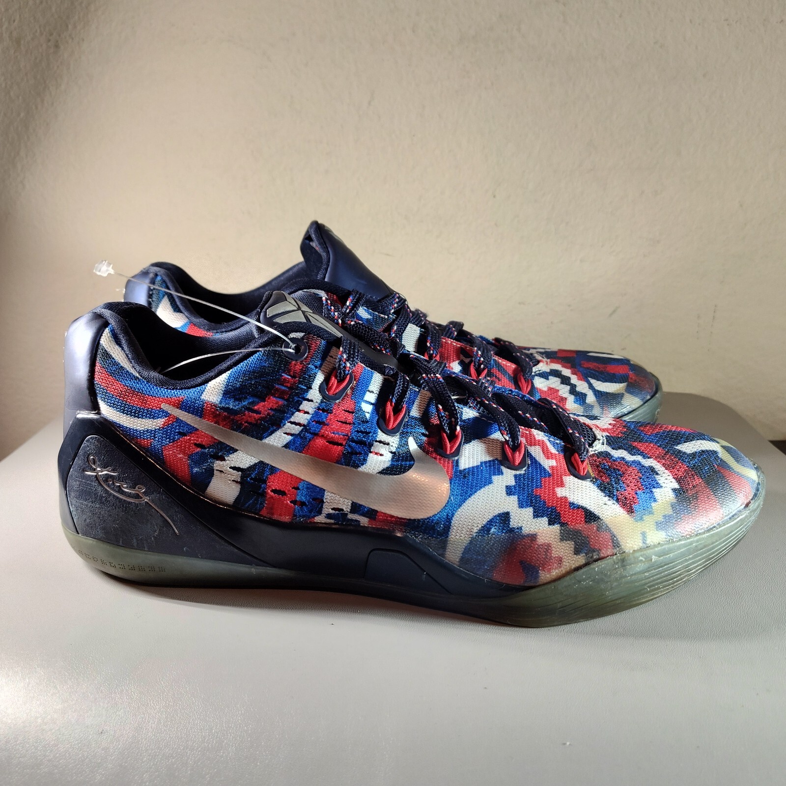 Nike Kobe IX 9 EM Men's Size 9 USA Olympic 2014 Independence Day Shoes ...