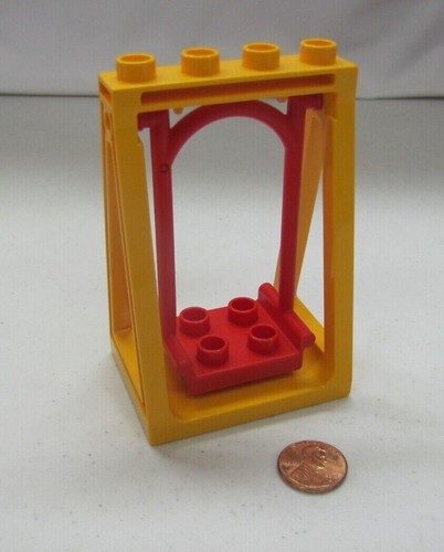 Lego Duplo Red Swing W/ Gold Frame For Baby Toddler Child Figure Vtg ...