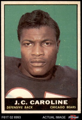 1961 Topps #17 J.C. Caroline Bears Illinois 5.5 - EX+ | eBay