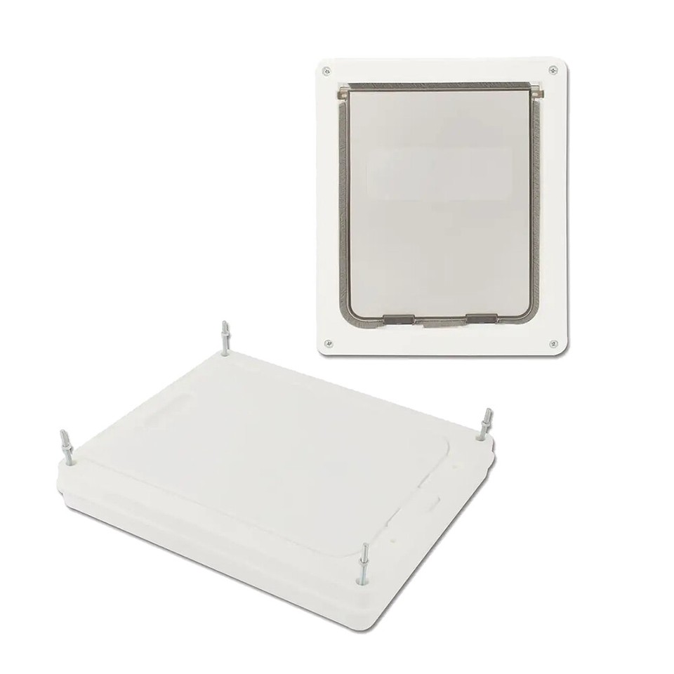 Large Dog Flap Extra Large 2-Way Pet Door Gate Entrance 2 Way Locking ...