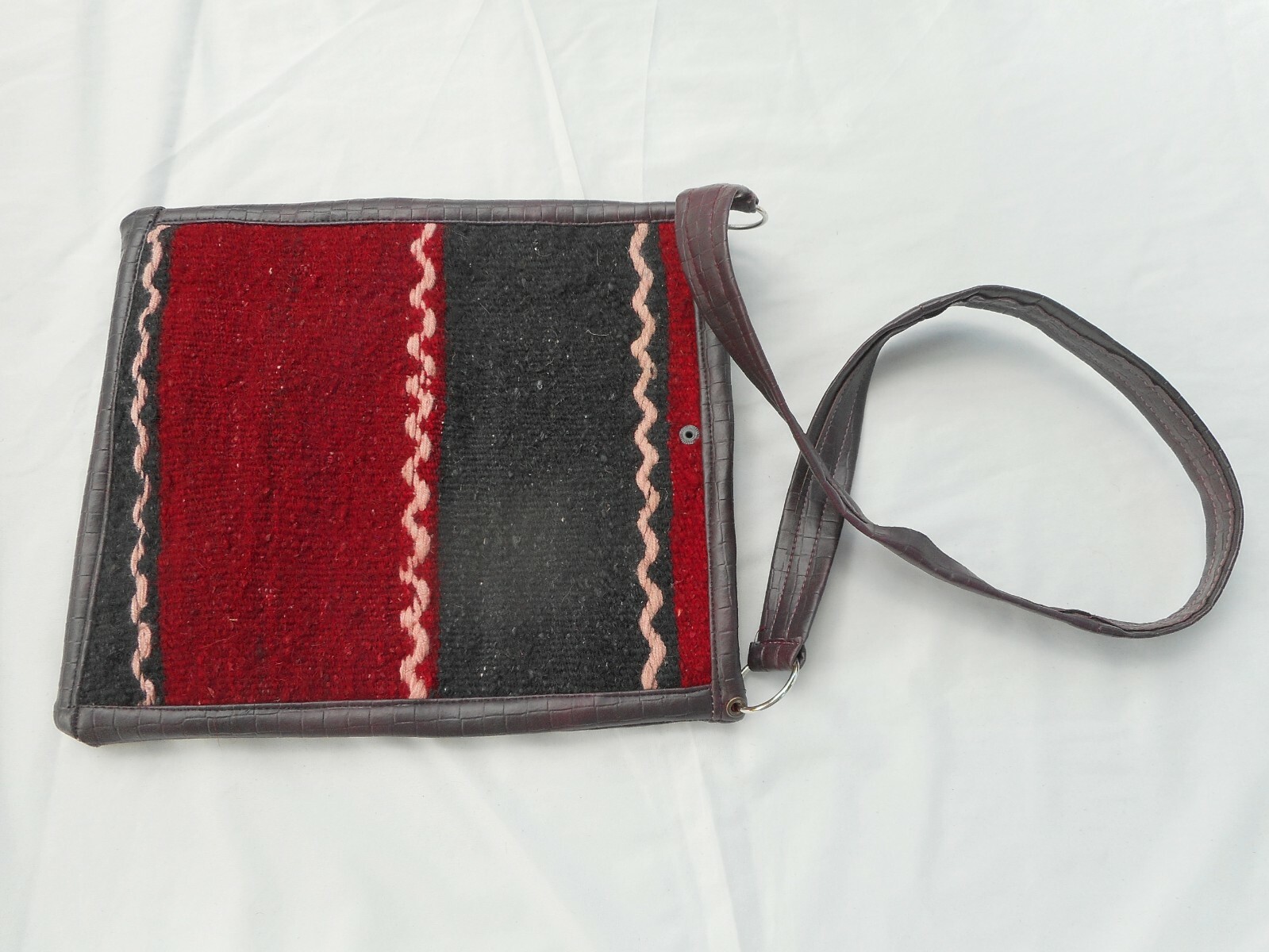 Vintage Hand Made Women Turkish Kilim Bag backpack cross Handbag ...