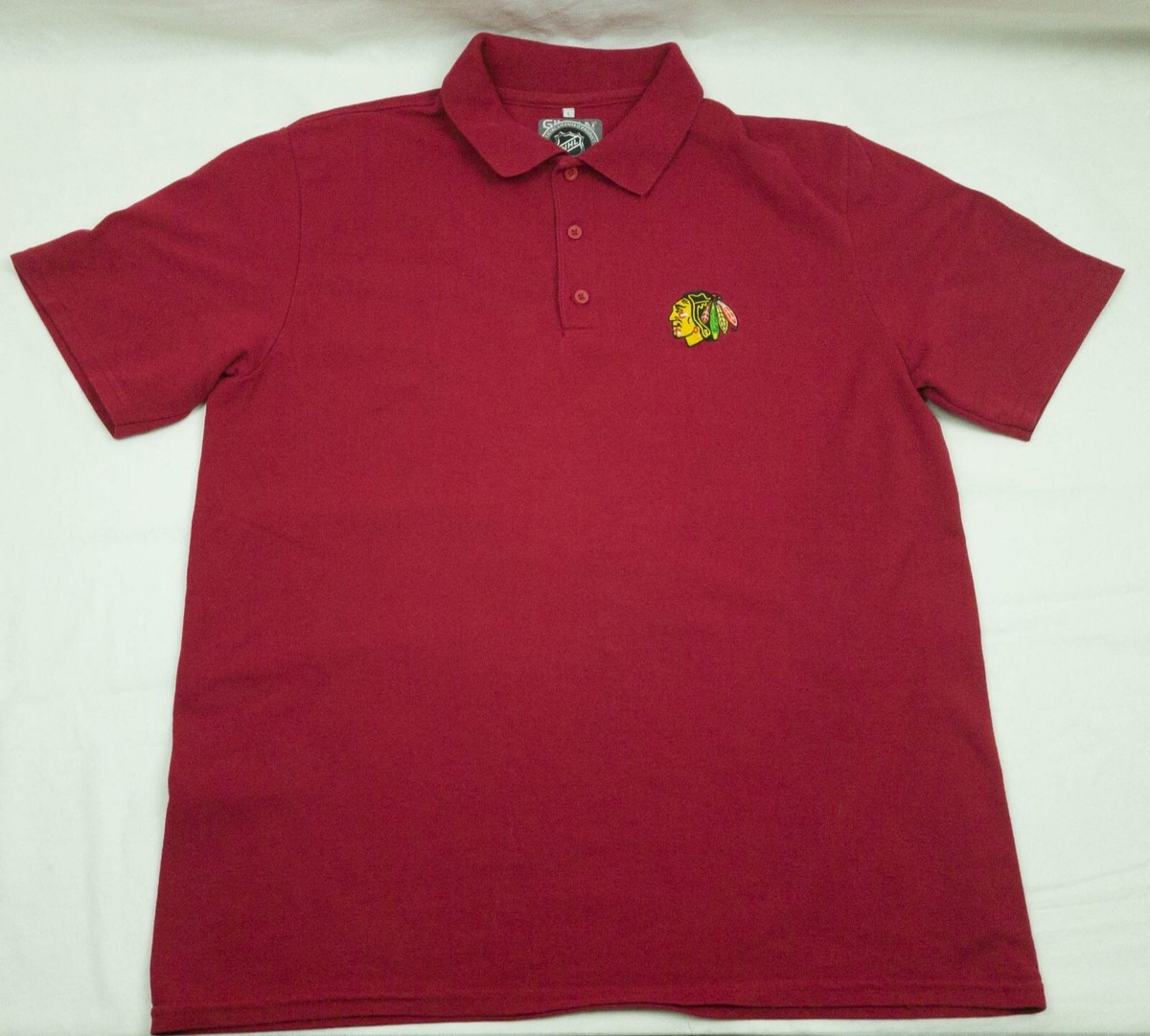 Nhl Blackhawks Polo Shirt MENS CHICAGO BLACKHAWKS NHL OFFICIAL POLO