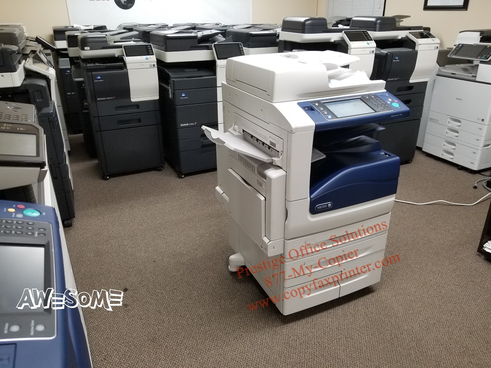 Xerox WorkCentre 7845 Color Copier Printer Scanner. Low Meter Count! | eBay