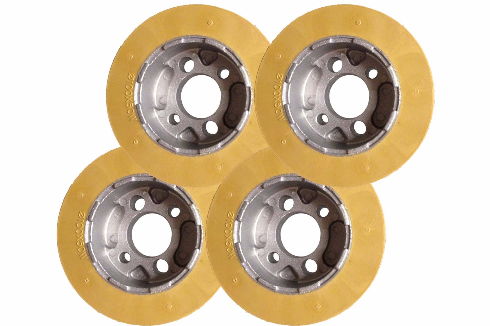 RO10 Rubber Power Feeder Wheels (Set of 4) - 100 x 50mm | eBay