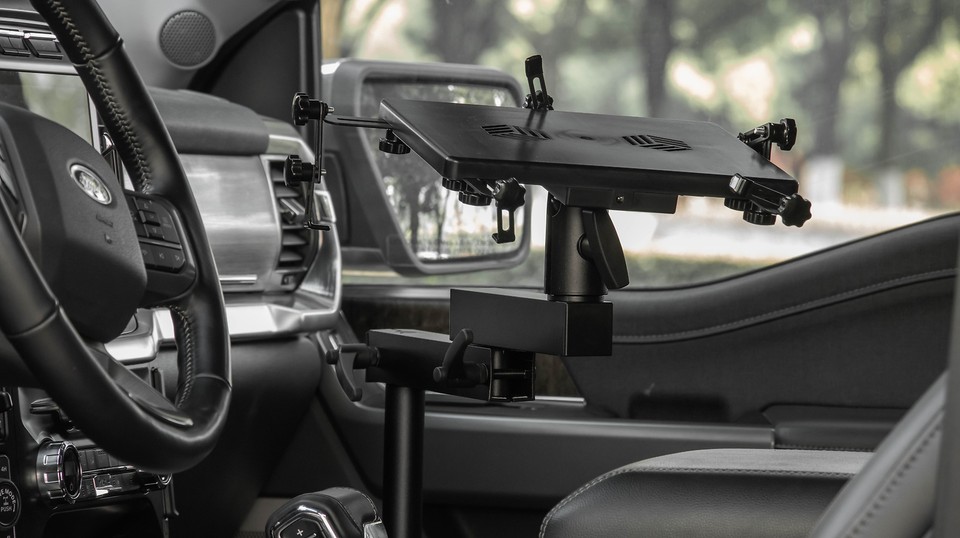 Truck Laptop Mount for Ford F150 250 350 Vehicle Computer Stand Holder ...