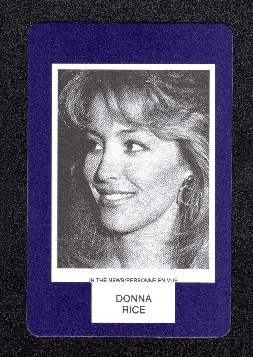 Donna Rice Hughes Activist Author 1993 Face To Face Game Card Canadian ...