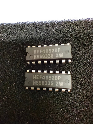 2 pcs HEF4052BP CMOS double multiplexeur/démultiplexeur 4 canaux | eBay
