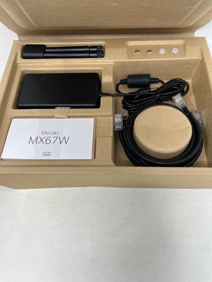 Cisco Meraki MX67W Cloud-Managed Security Firewall and DHCP Device | eBay