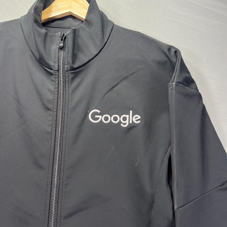 Google Jacket Mens Small Black Softshell Ogio Tech Silicon Valley Full ...