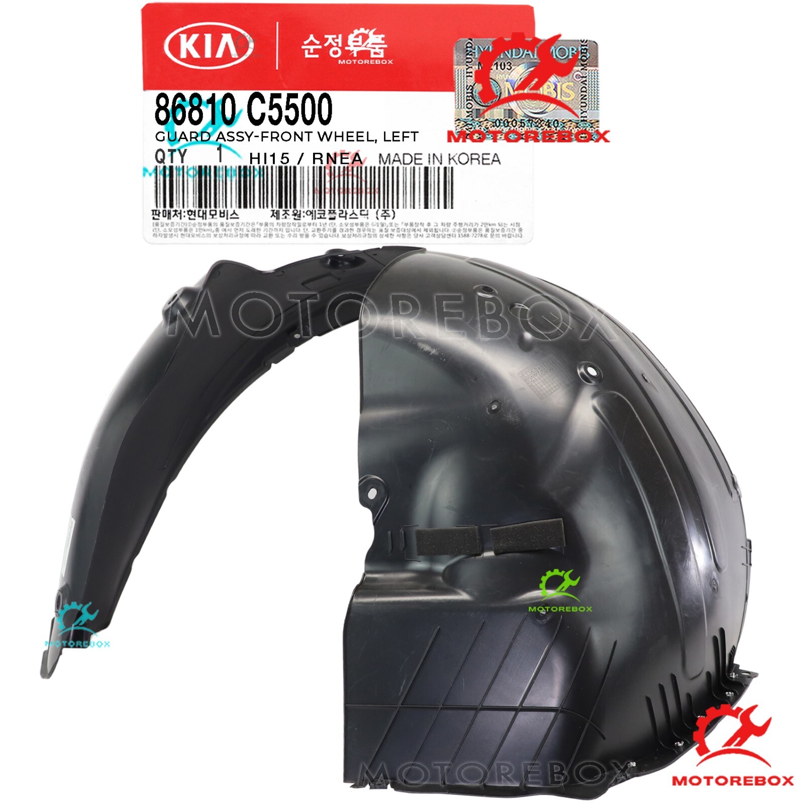 GENUINE Fender Liner LEFT DRIVER SIDE for 2019-2020 Kia Sorento ...
