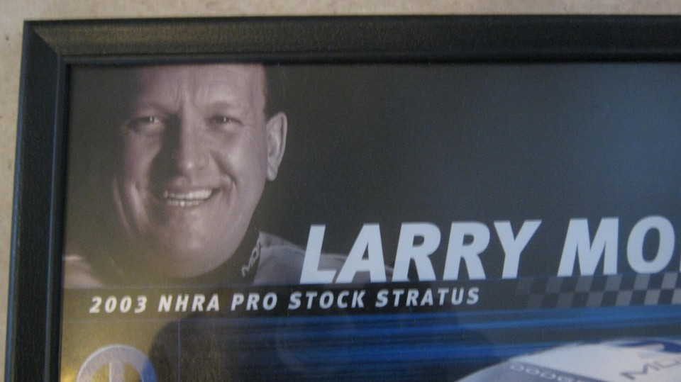 Larry Morgan 2003 Pro Stock Signed 8x10 Cardstock | eBay