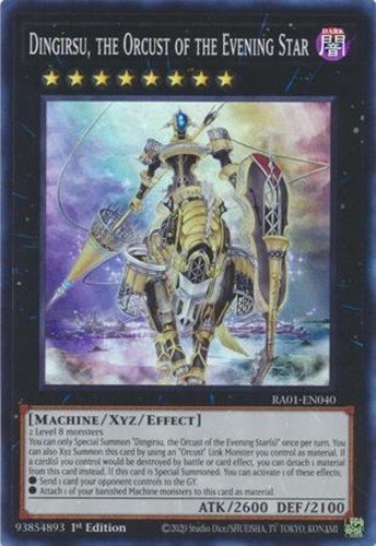 ** DINGIRSU, ORCUST OF THE EVENING STAR ** SUPER RARE RA01-EN040 MINT ...