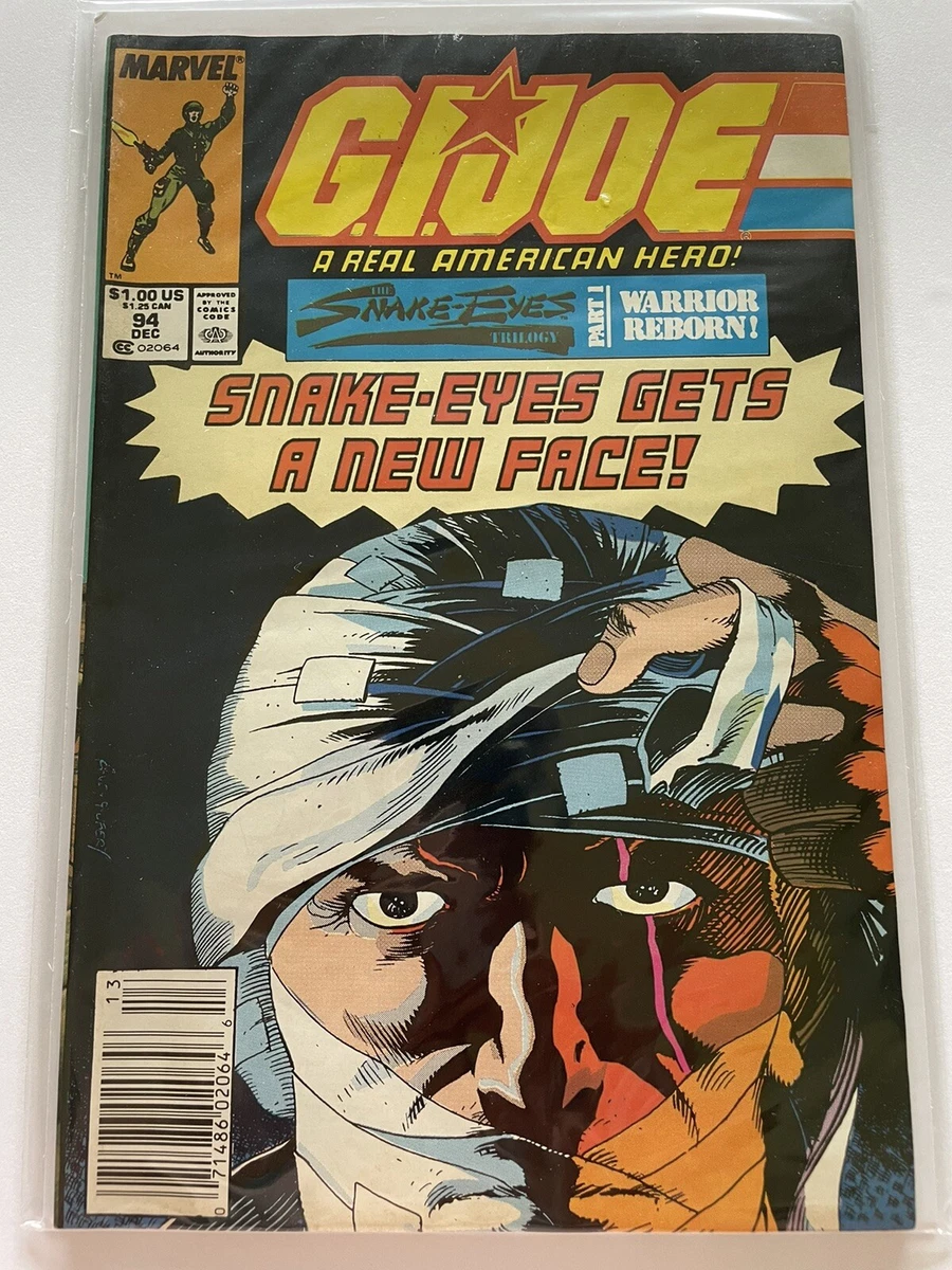 Snake Eyes Gi Joe Face