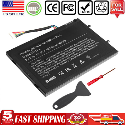 M11x Battery For Dell Alienware M11xR2 M11xR3 M14x M14xR2 Series PT6V8 ...