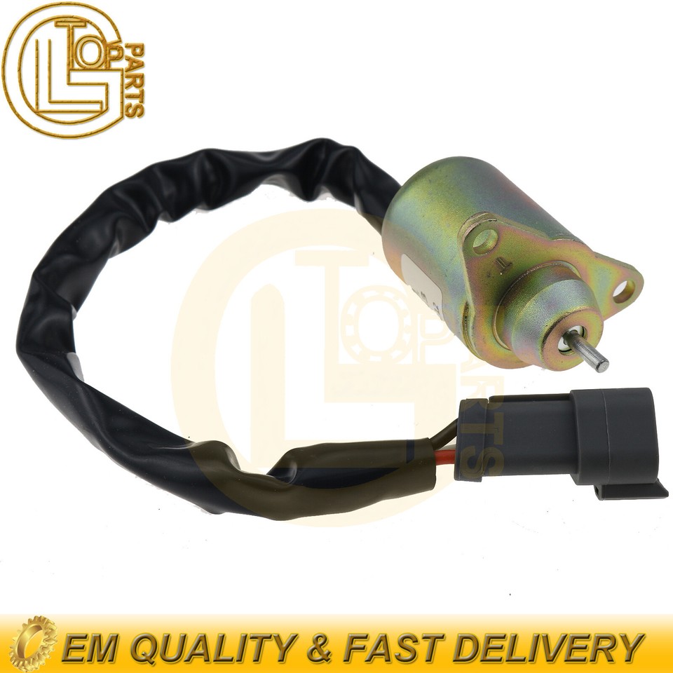 Fuel Shutoff Solenoid 41-6383 for Thermo King TK41-4306 Yanmar 4TNE88 ...