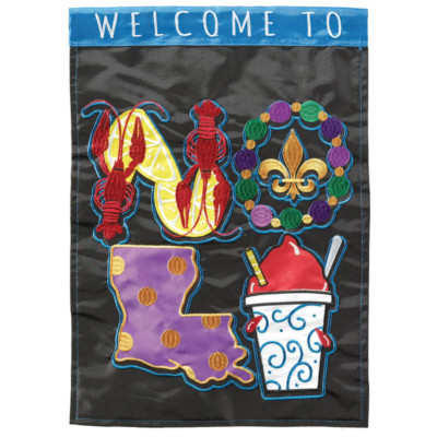 Welcome To Nola Flag large | eBay