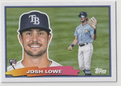 2022 Topps Archives '88 Topps Big Minis #88BM44 Josh Lowe Tampa Bay ...