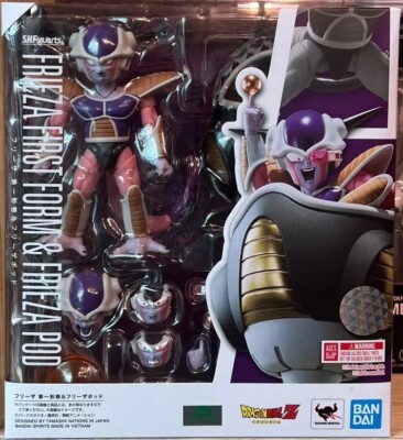 BANDAI S.H.FIGUARTS DRAGON BALL Z FRIEZA FIRST FORM & FRIEZA POD 110mm ...