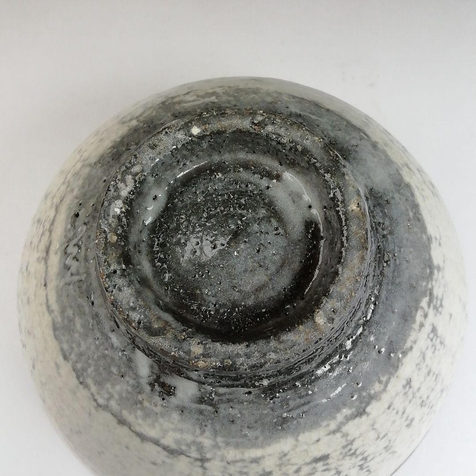 T944 Tea bowl ``Mishima Tea Bowl'' ``Kozangama Yutaka Miyata ...