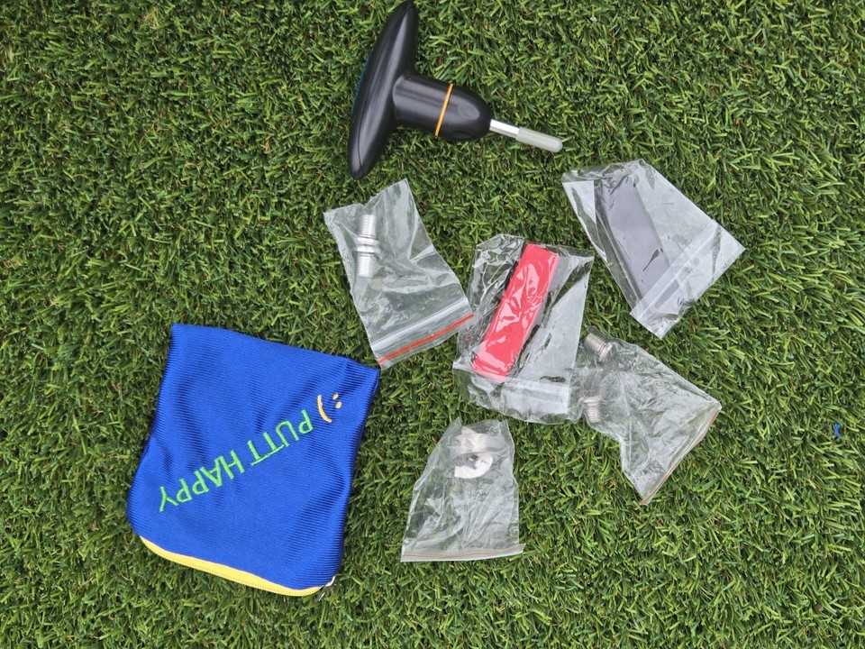 New Brain Storm Golf Happy Putter V1 Mallet Ambidextrous -Change Left ...