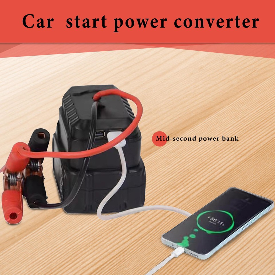 Car Jump Starter Booster Jumper Box Portable Power Bank Battery Charger ...