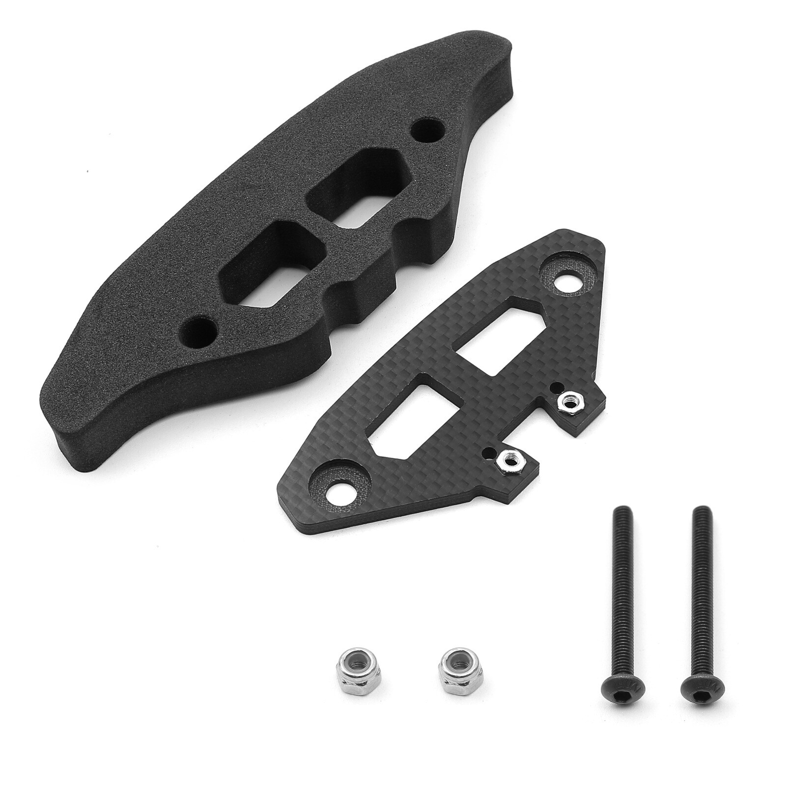 1/10 For TAMIYA XV02 58707 Rally RC Car Carbon Fibre Bumper Foam ...