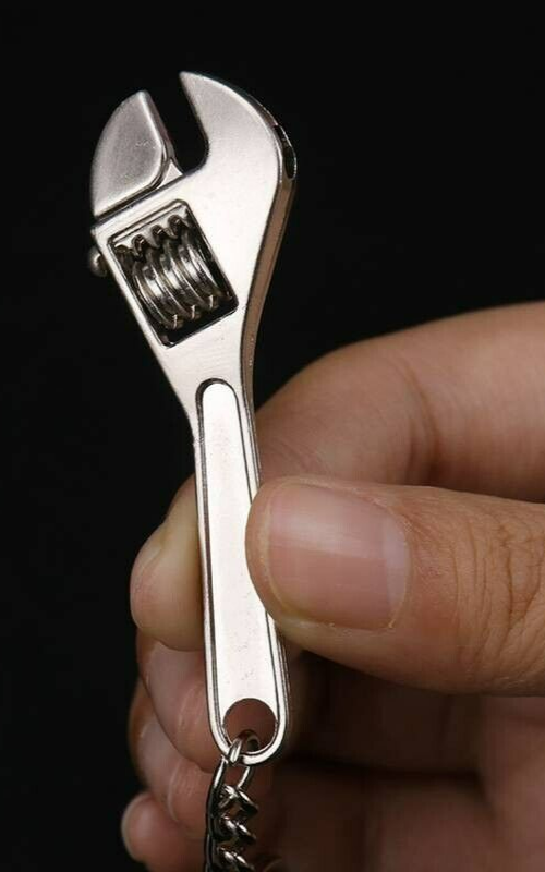 Multifunctional Adjustable Mini Wrench Key Chain Key Ring Women Man Car ...