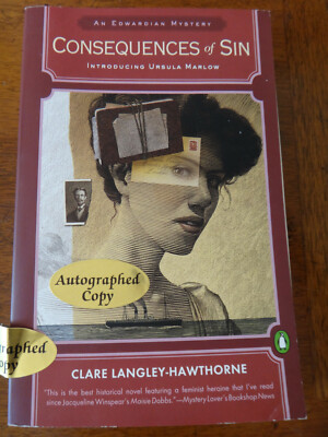 Ursula Marlow #1 Consequences of Sin by Clare Langley-Hawthorne (2008 ...