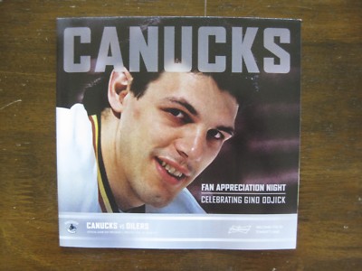2014/15 VANCOUVER CANUCKS EDMONTON OILERS GINO ODJICK FAN APPRECIATION ...