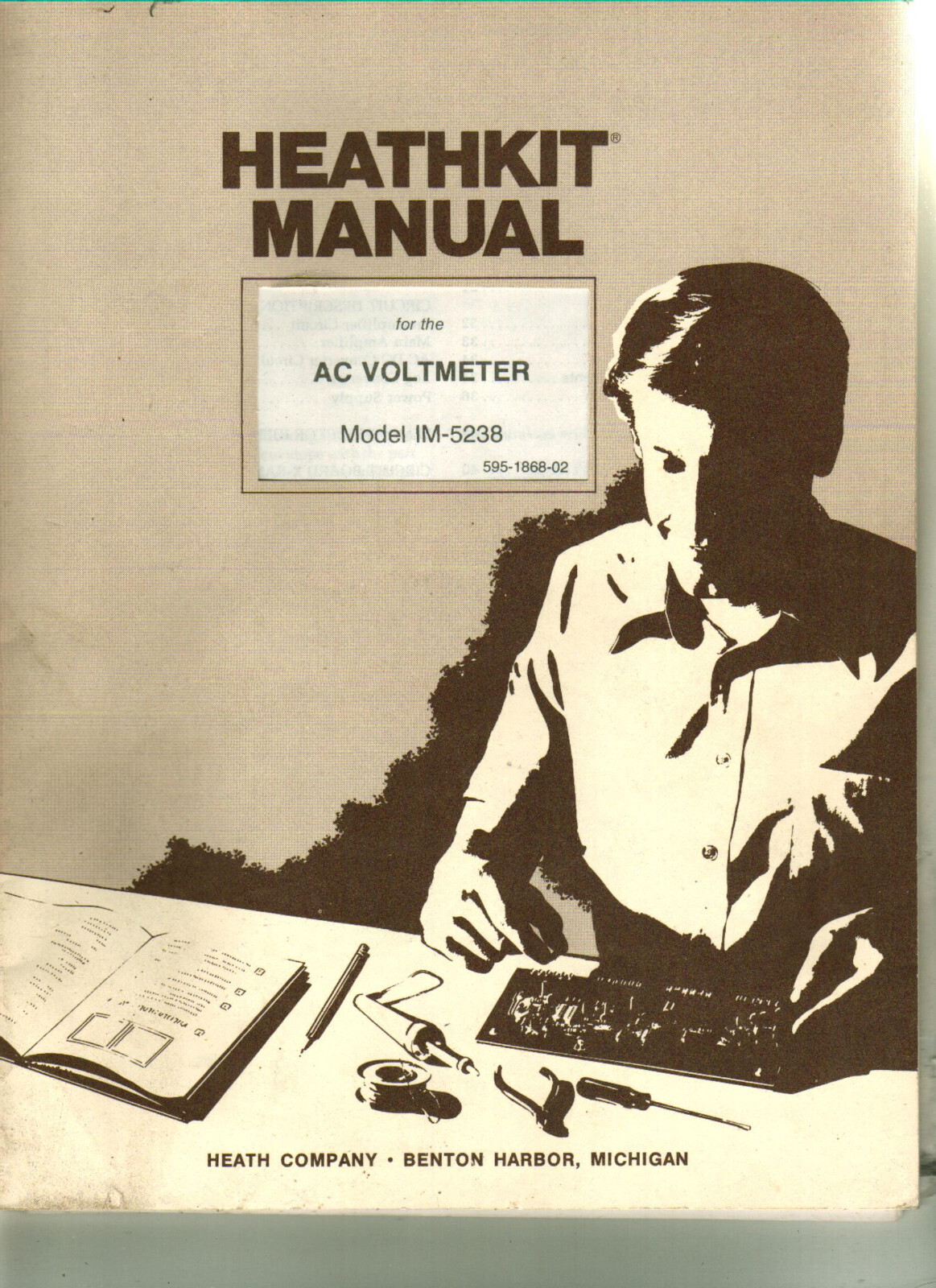 Heathkit Manual for AC Voltmeter IM-5238 | eBay