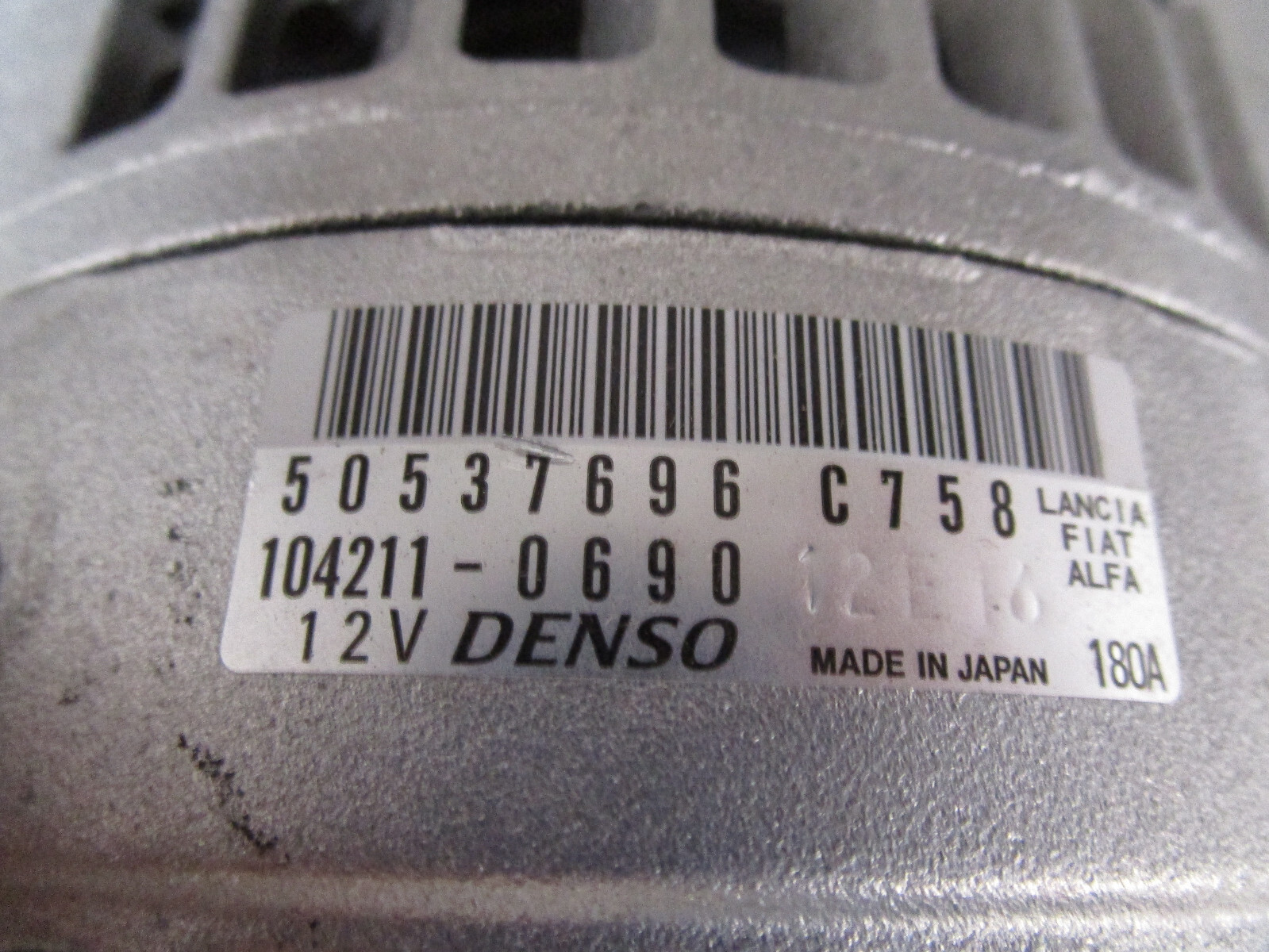 New w/ DMG DENSO Alternator 2017-2019 2.0L Alfa Romeo 104211-0690 Fiat ...