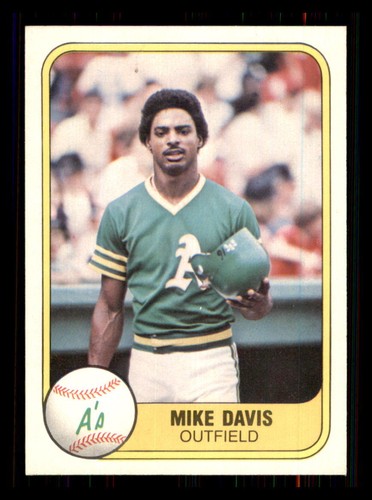 1981 BASEBALL 1981 Fleer Mike Davis Oakland Athletics #586 RC1 | eBay