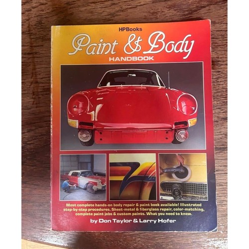 Auto HP Books Paint & Body Handbook by Don Taylor & Larry Hofer A7 | eBay