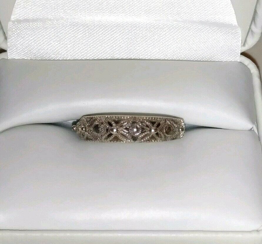 Vintage Sterling Silver Filagree Ring Signed RJ 925 | eBay