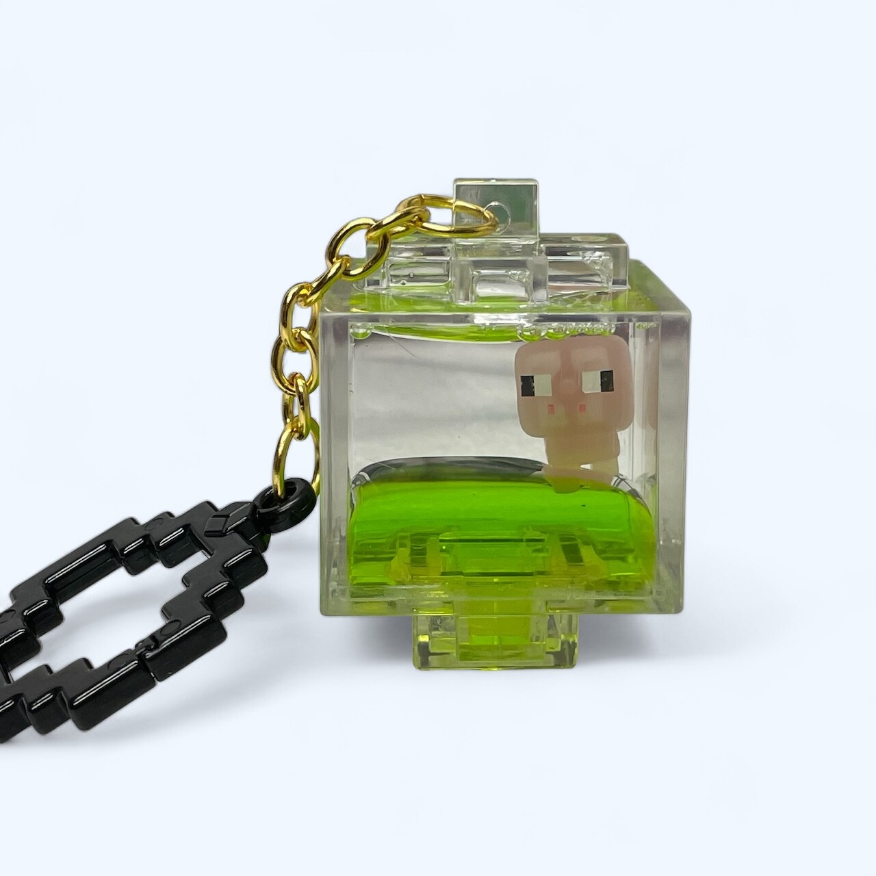 Original Minecraft Charms Cube Water Keychain Figure choose option 1.37 ...