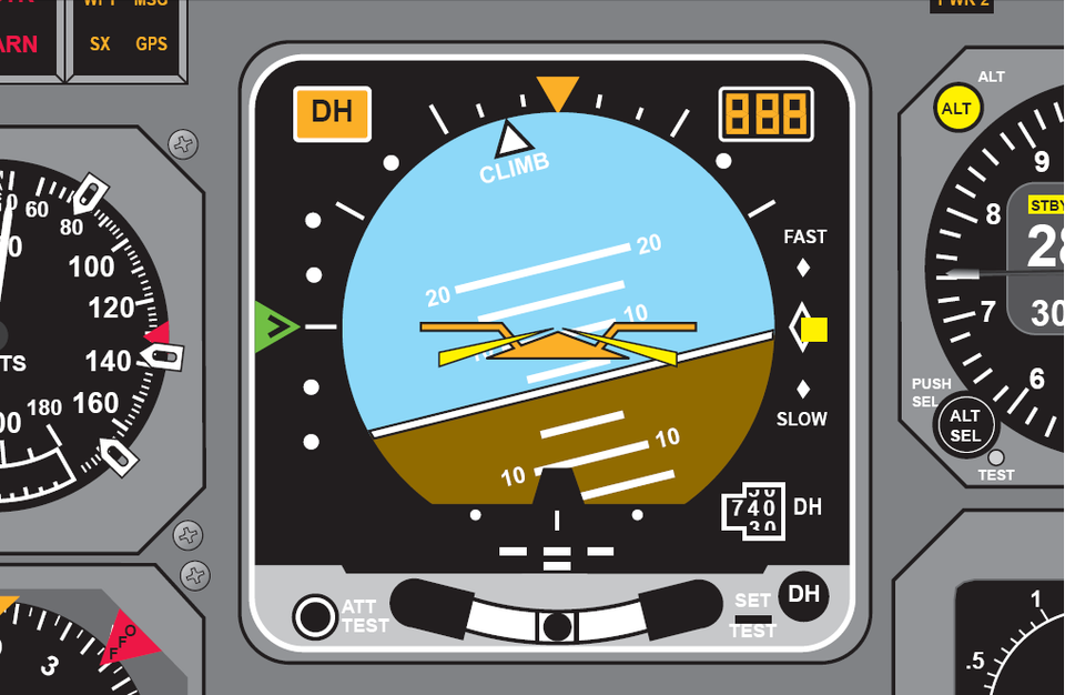 Learjet 55 Cockpit Poster CAE 24in x 36in | eBay