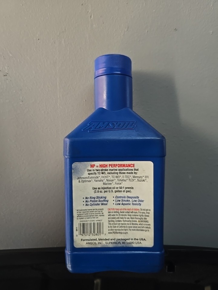 AMSOIL HP MARINE 2-STROKE INJECTOR OIL | eBay