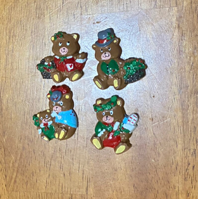 Set of Four Bear Magnets | eBay