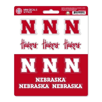 Nebraska Cornhuskers Vinyl Die-Cut Sticker Set / Decal Sheet *Free ...