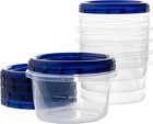 Food Storage Freezer Container, Stackable, [16 oz 5 Pack] Deli ...