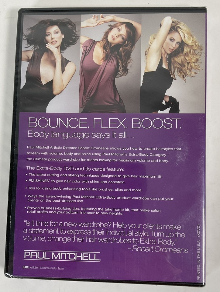NIP Paul Mitchell Professional Hair Color Body Language Bounce Flex DVD ...