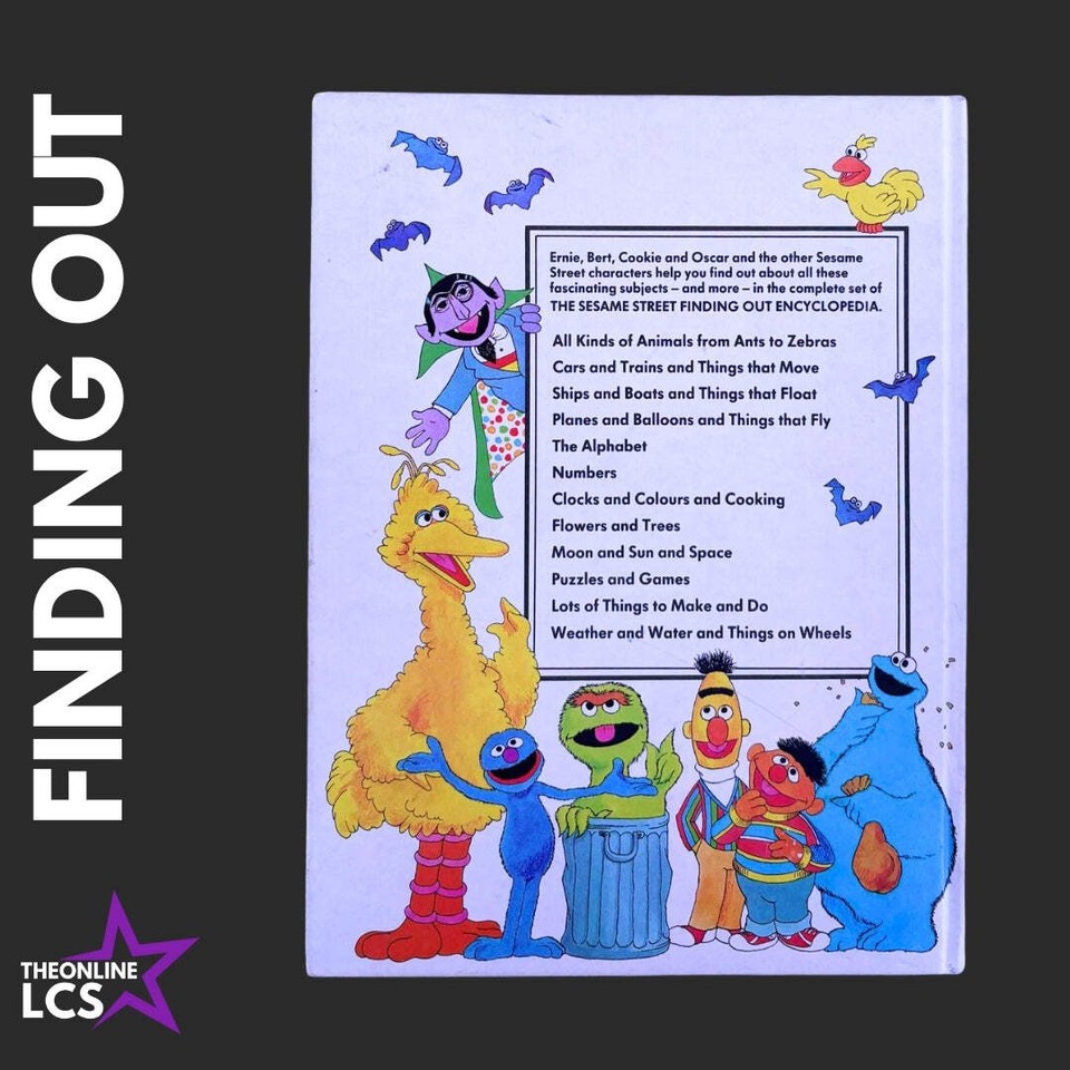 1982 CTW Sesame Street Finding Out Encyclopedia - The UV Book #14 ...