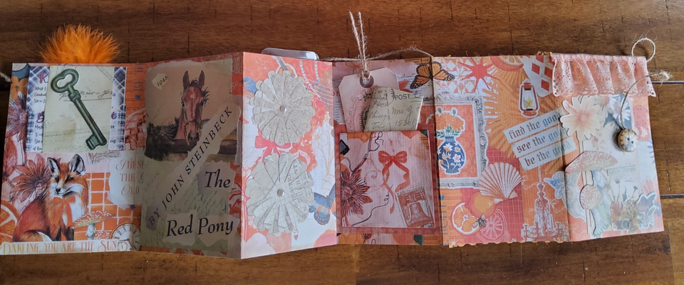 Junk Journal Handmade Booklet Book Vintage "LITTLE THINGS" w/ Pockets ...
