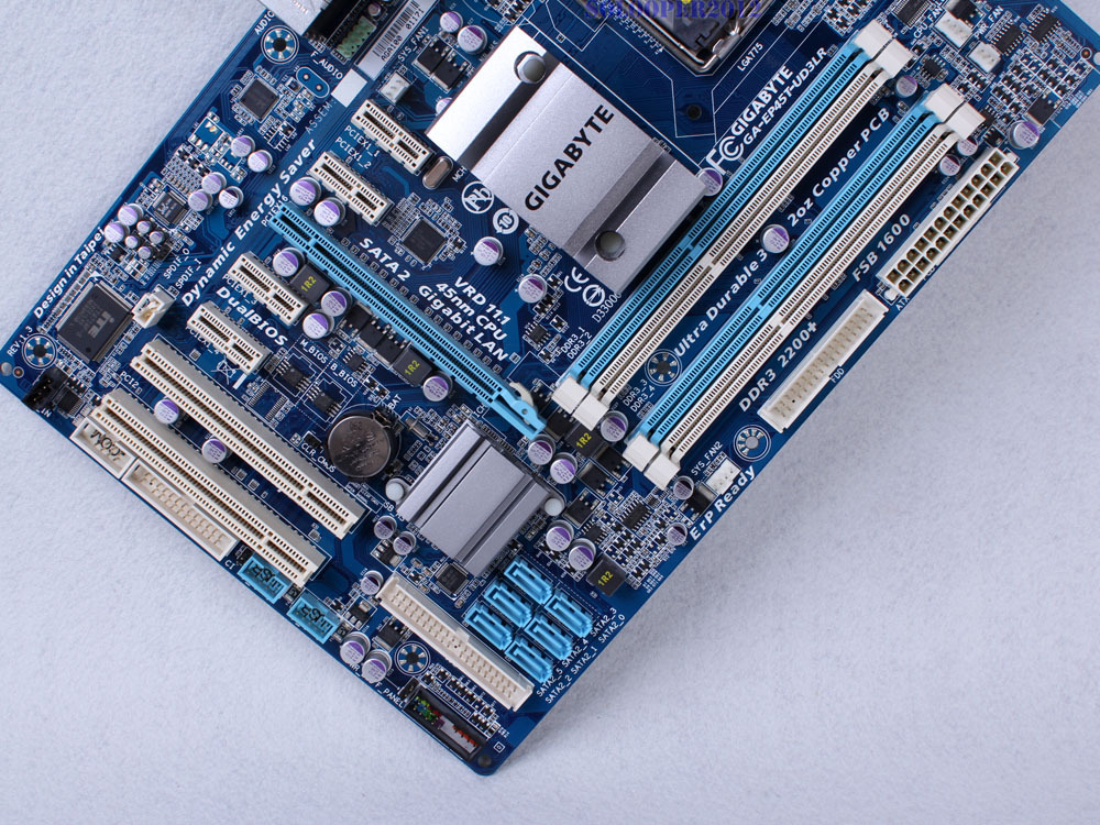 For Gigabyte GA-EP45T-UD3LR Motherboard Intel P45 Socket LGA 775 DDR3 ...